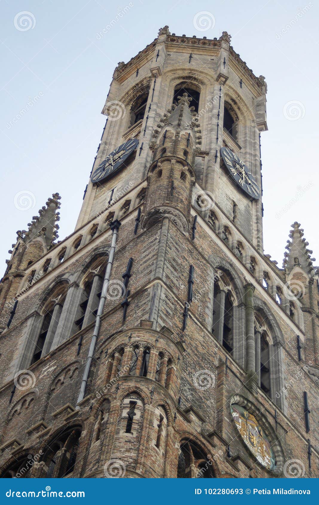 A View of the Bell Tower of the Cathedral Stock Image - Image of ...