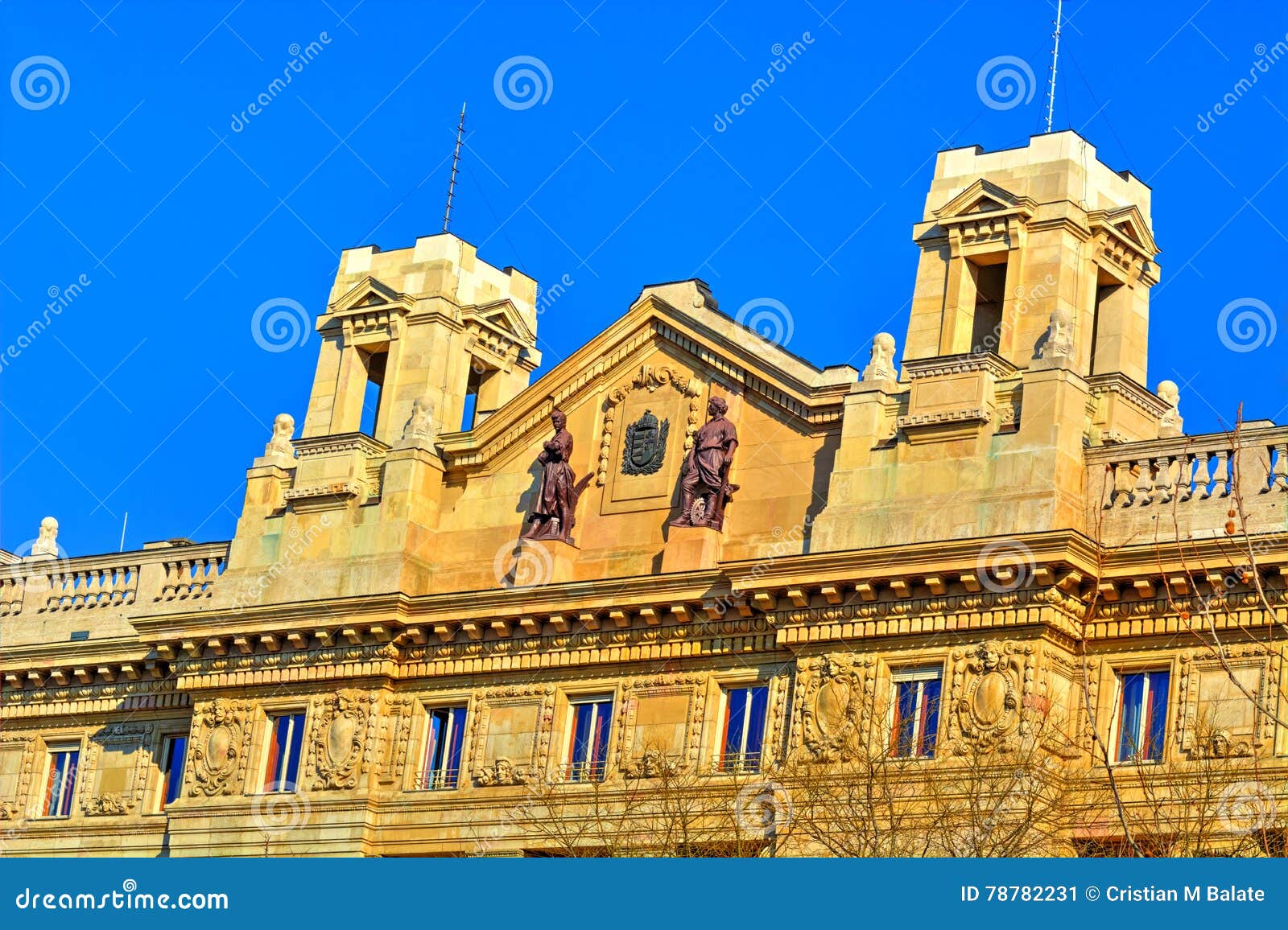 Medieval Architecture, Budapest Stock Image - Image of hungary ...