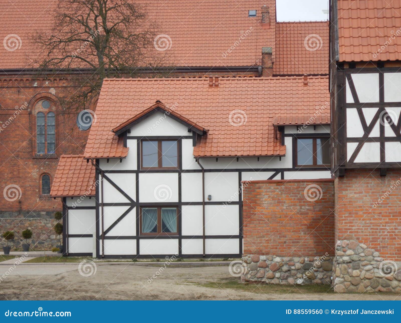 Medieval Architecture Complex. Editorial Image - Image of church ...