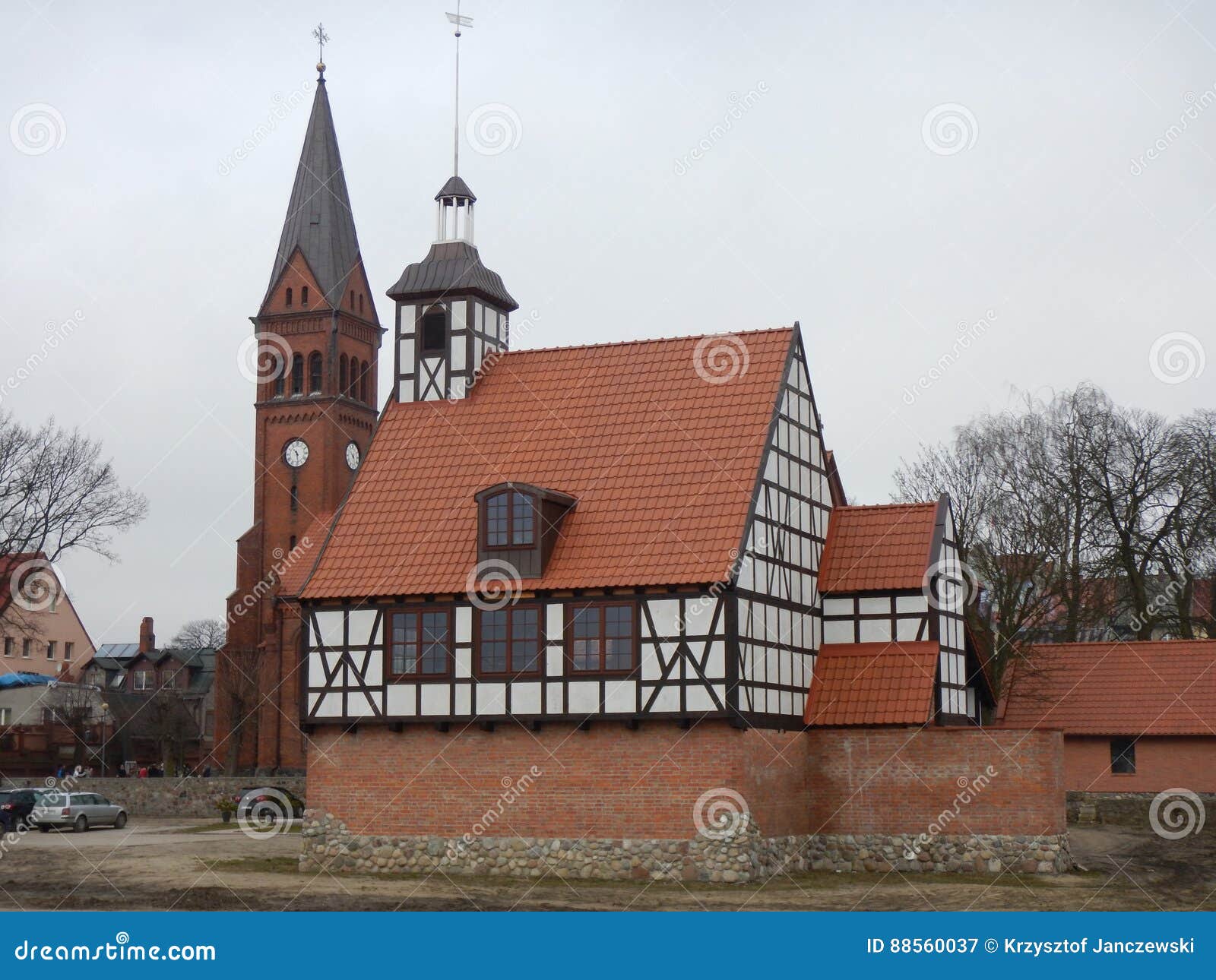 Medieval Architecture Complex. Editorial Photography - Image of hansa ...