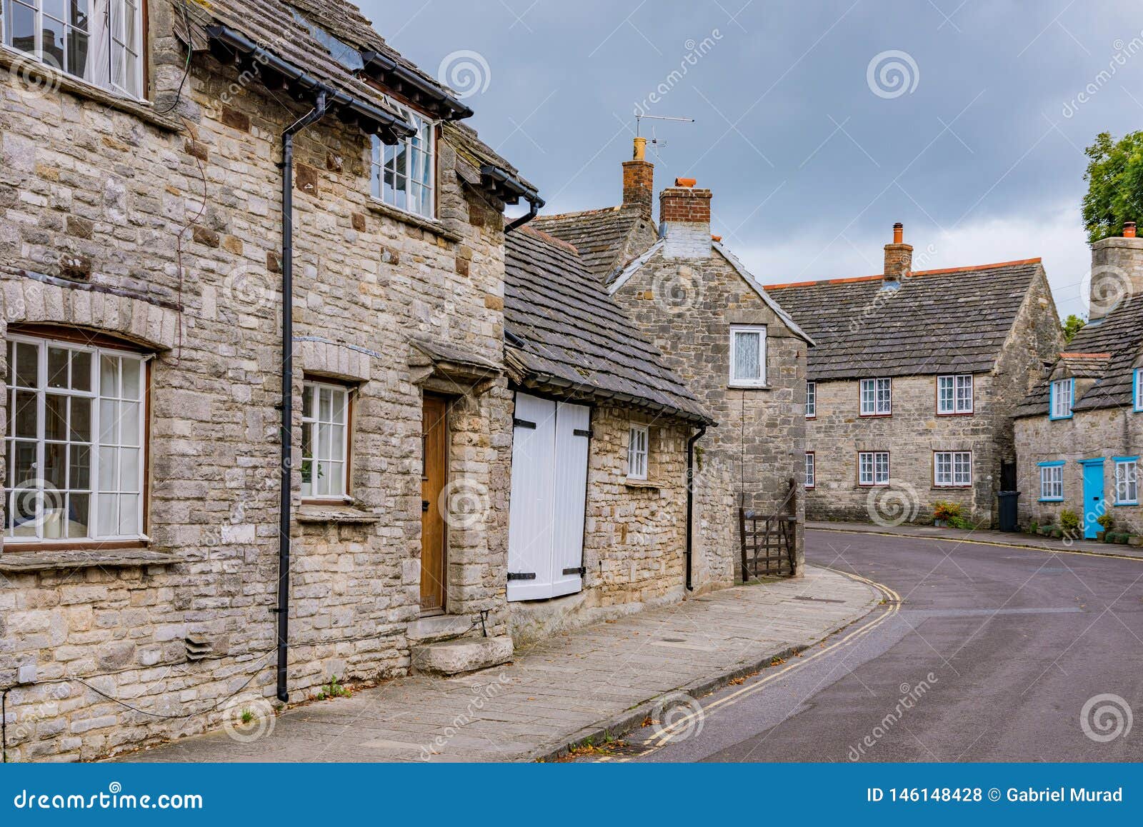 Medieval Architecture in England Stock Photo - Image of residence ...