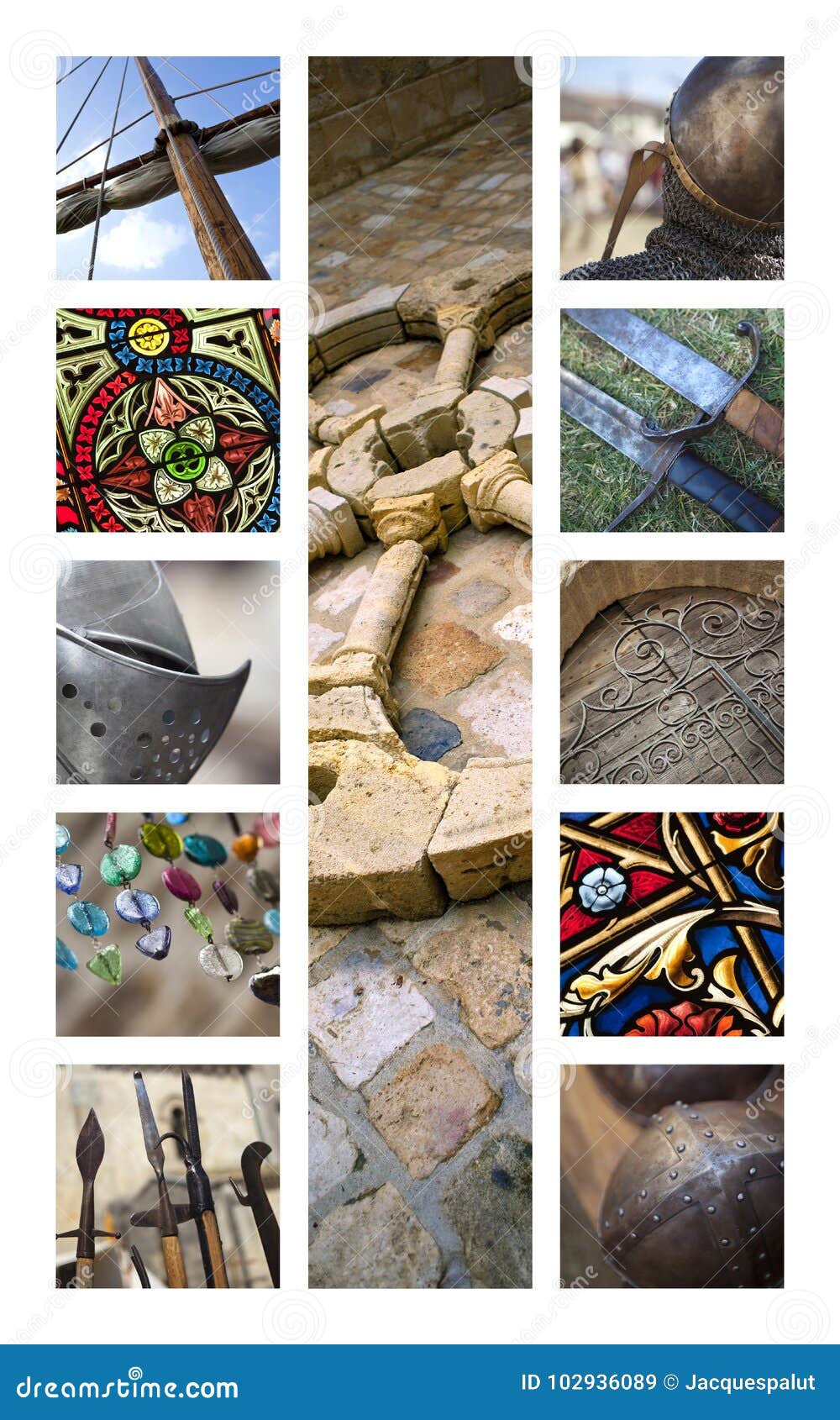 Middle age collage stock image. Image of historical - 102936089