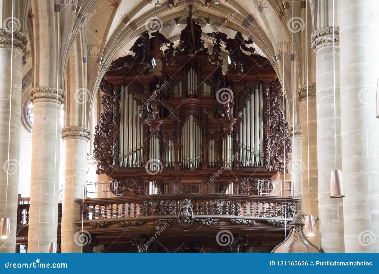 Medieval Architecture, Pipe Organ, Organ Pipe, Building Picture. Image ...