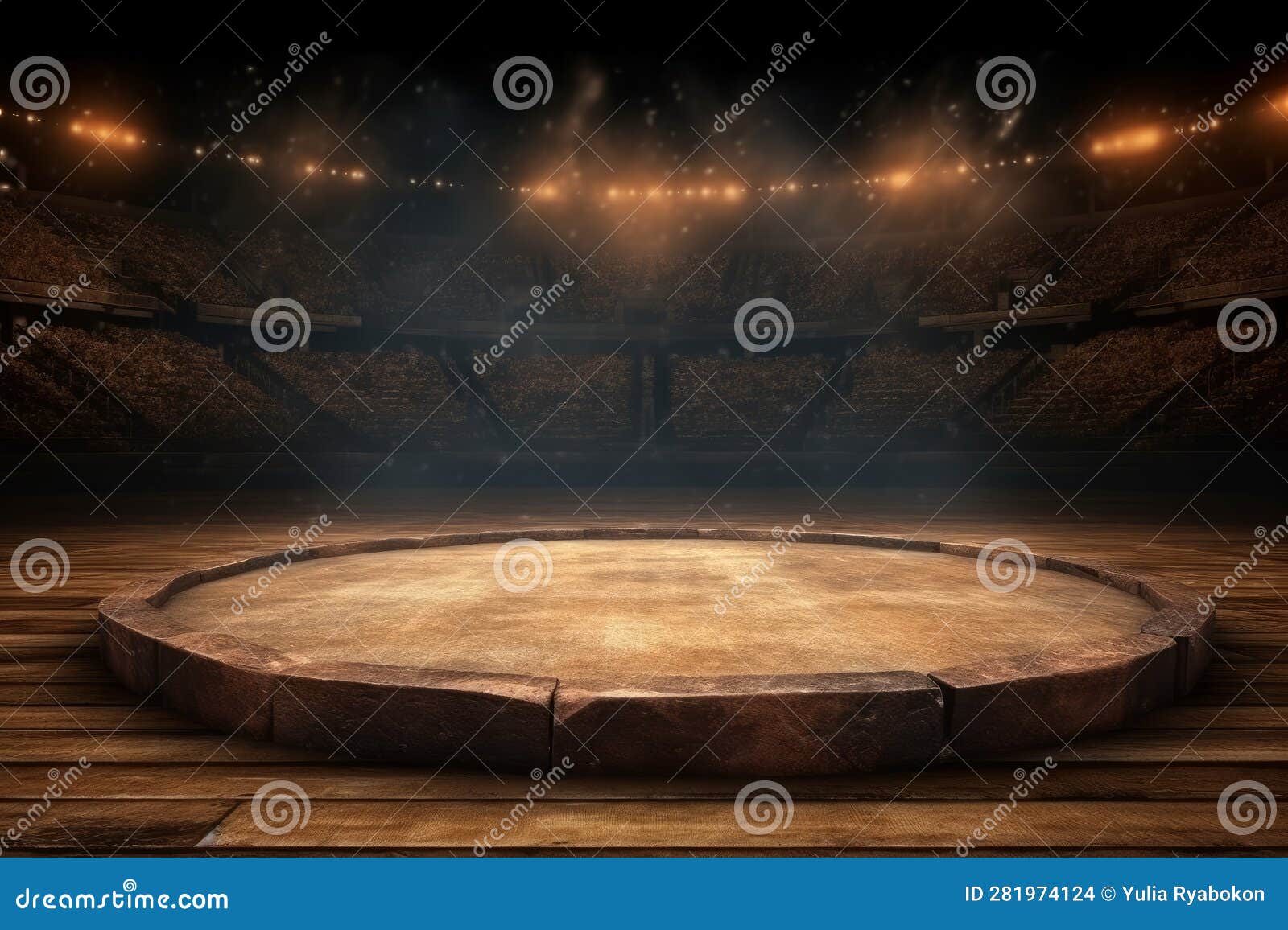 Medieval Arena Lights. Generate Ai Stock Illustration - Illustration of ...