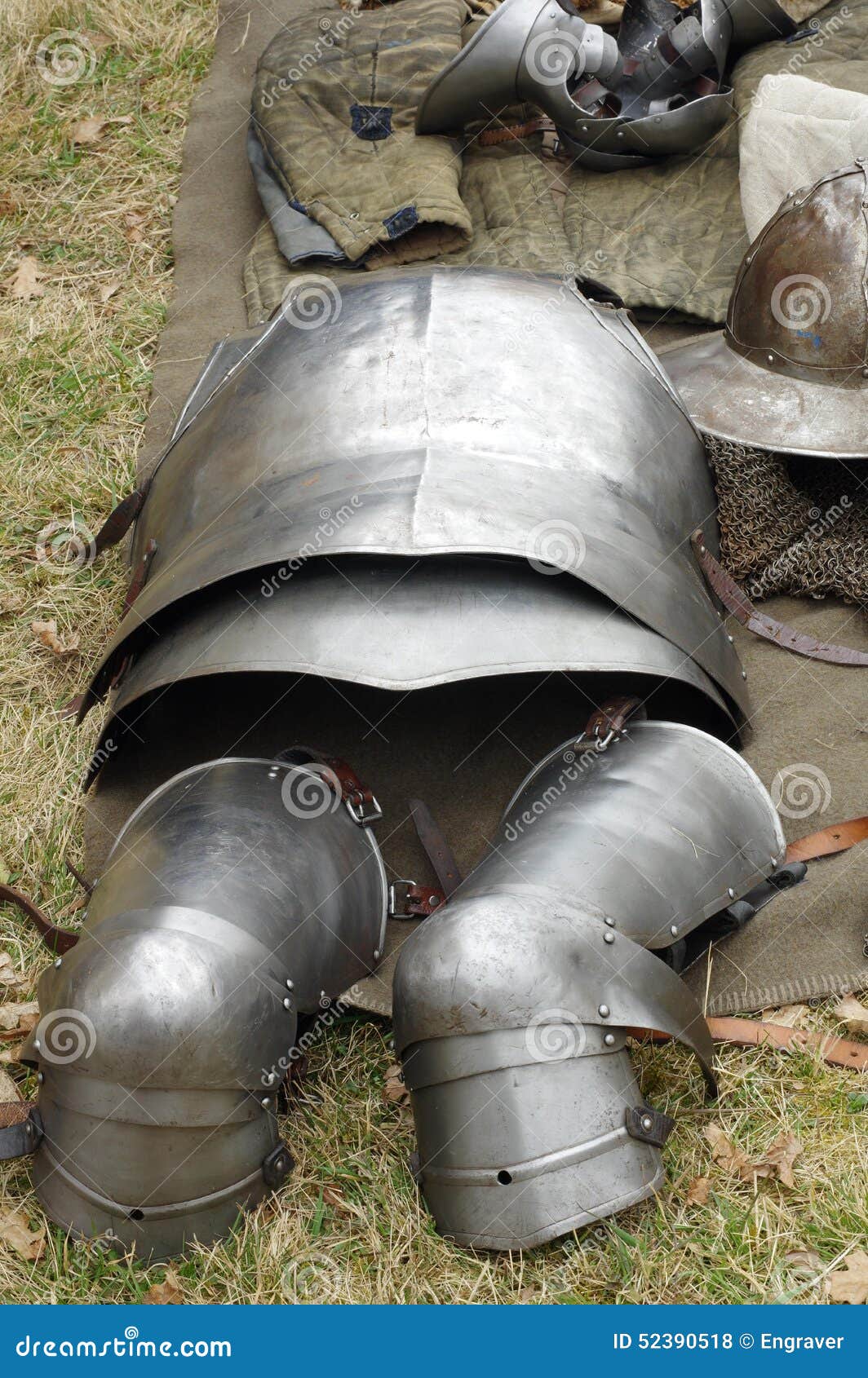 Medieval armor 7 stock photo. Image of renaissance, metal - 52390518