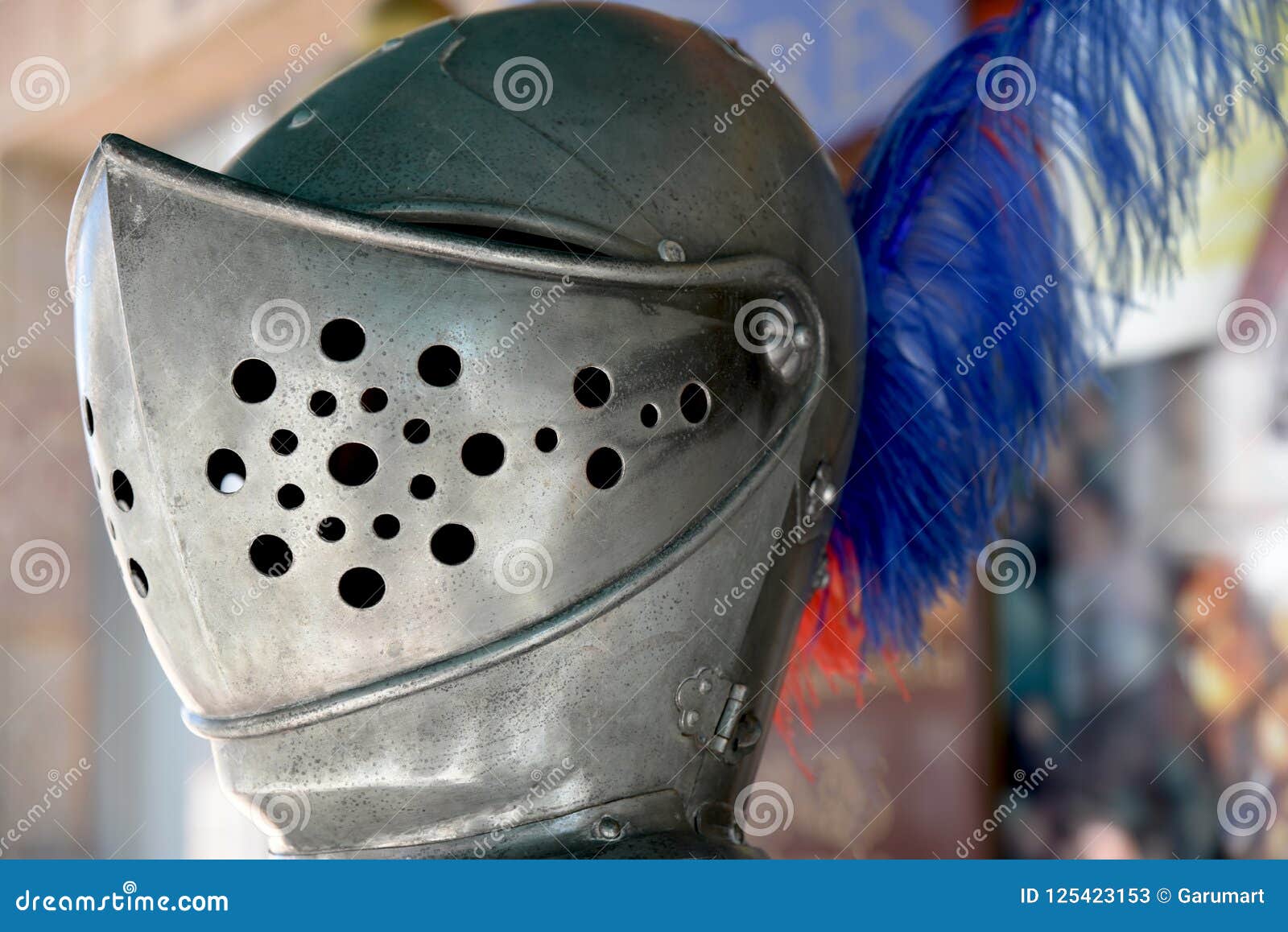 Medieval armor mask stock image. Image of europe, knight - 125423153