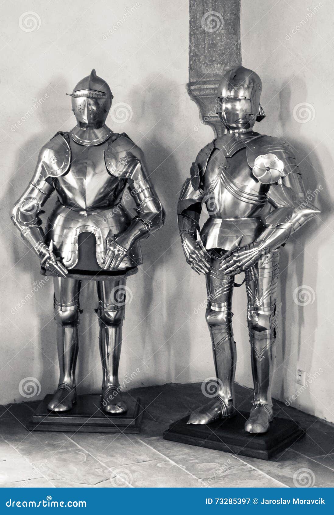 Medieval armor of soldier stock image. Image of soldier - 73285397