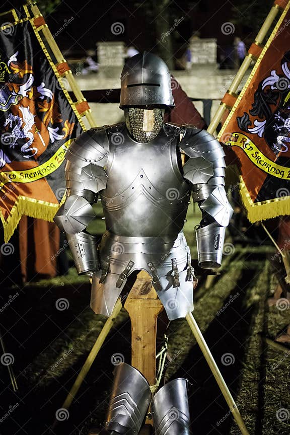 Medieval armor on a stand stock photo. Image of armor - 65013920