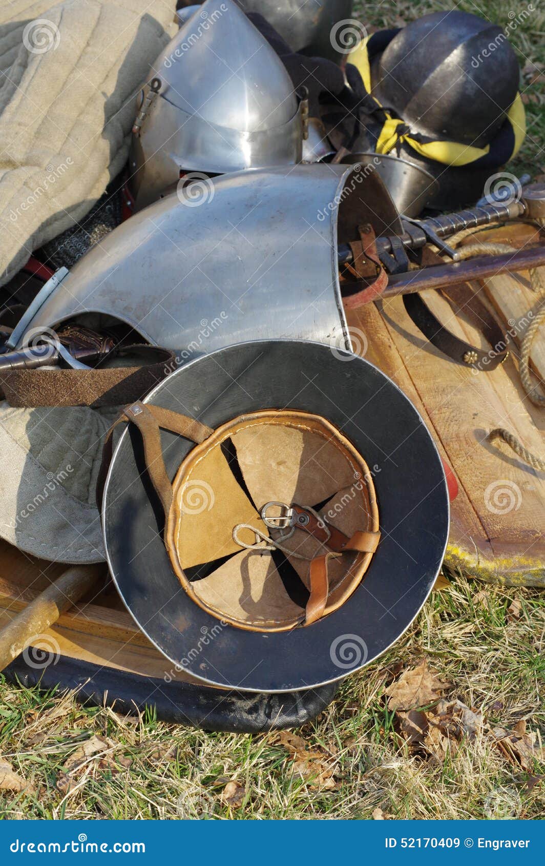 Medieval armor still life stock image. Image of still - 52170409