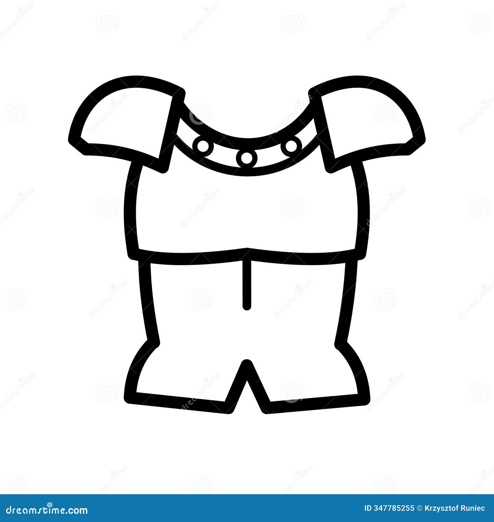 Medieval Armor Breastplate On A Neutral Background Stock Image ...