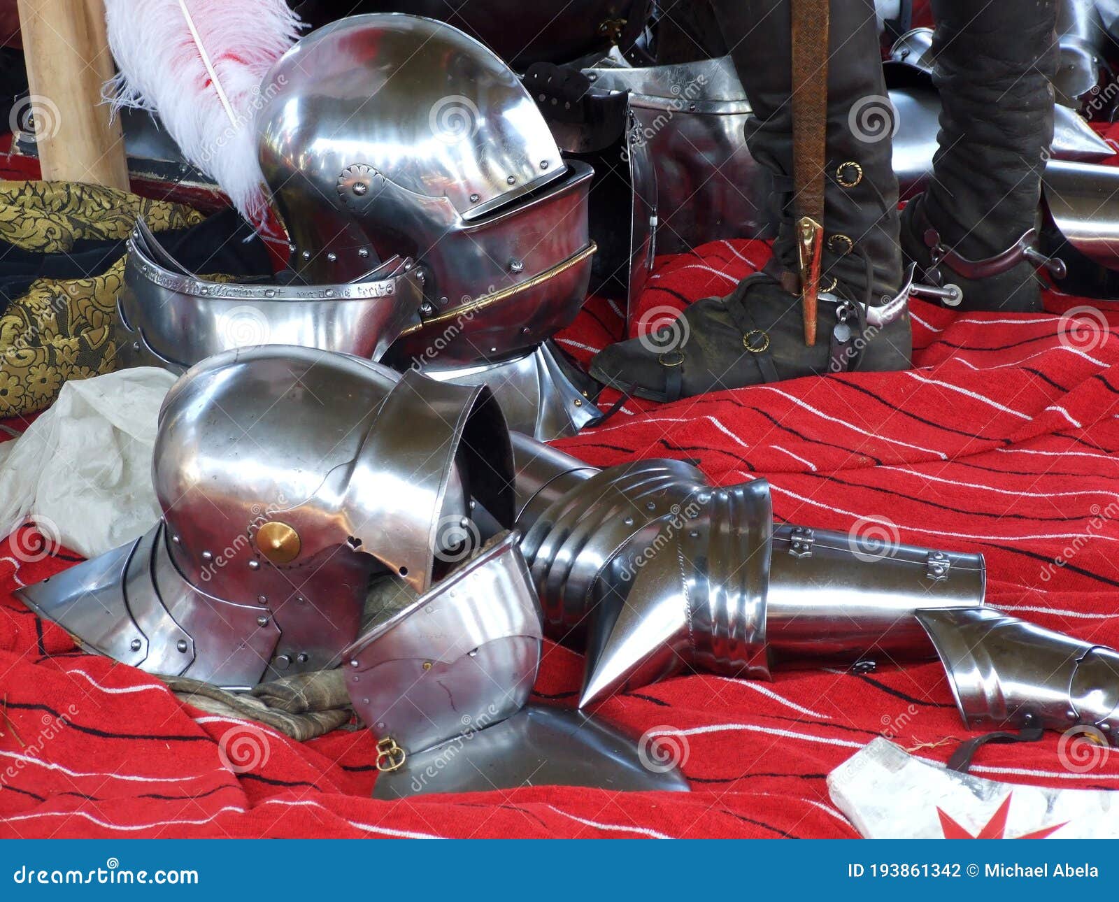 Medieval Armour on Display stock photo. Image of medieval - 193861342