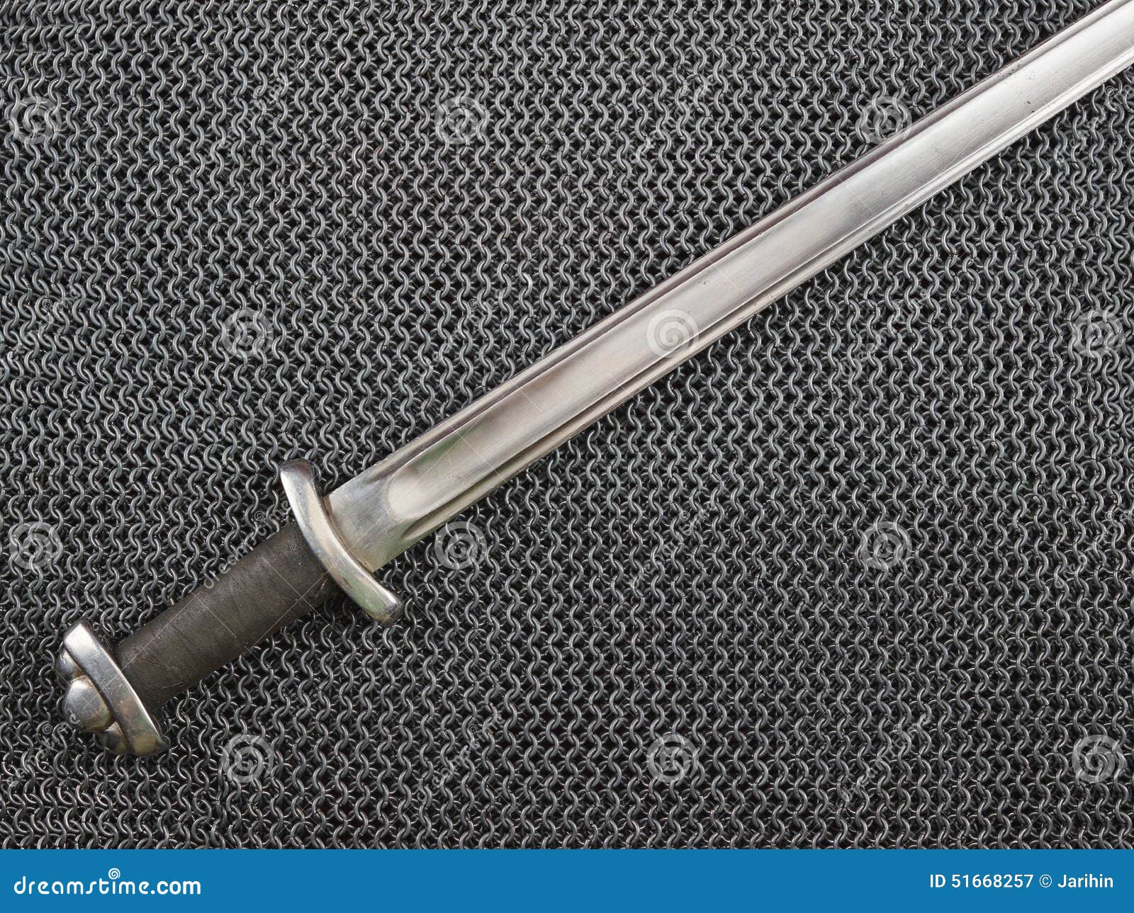 Medieval armour and sword stock image. Image of heavy - 51668257