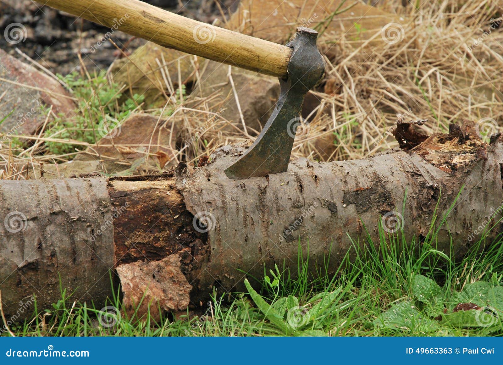 Medieval axe or pickax stock image. Image of historical - 49663363