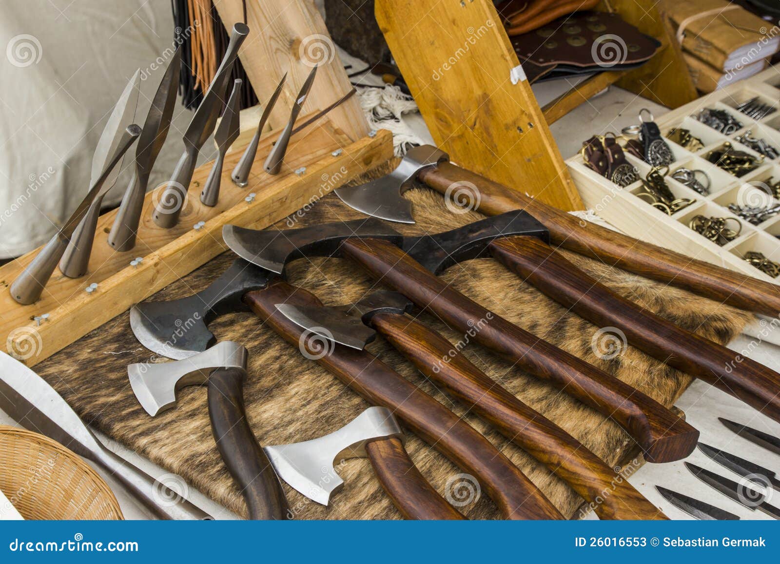Medieval axes stock image. Image of suit, knight, france - 26016553