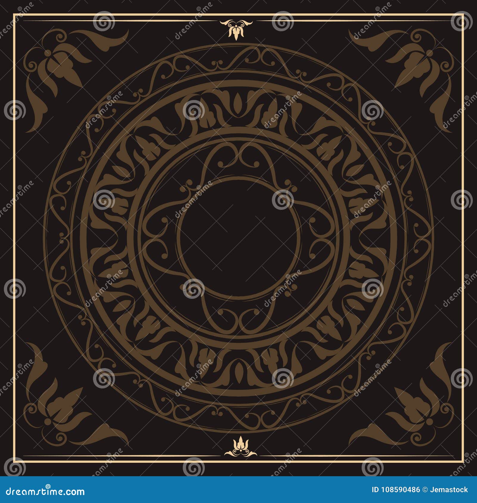 Medieval background style stock vector. Illustration of king - 108590486