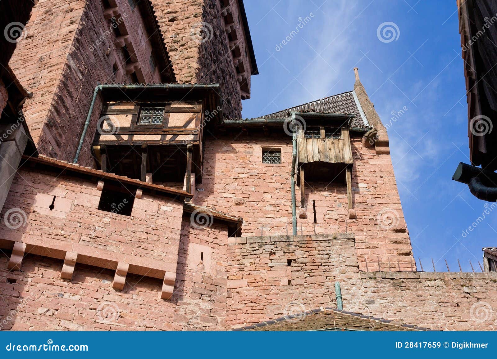 Medieval Balcony stock image. Image of sunny, medieval - 28417659