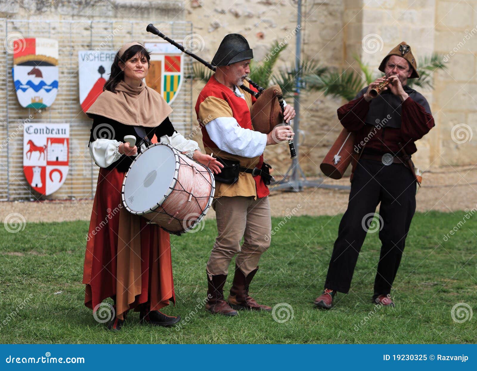 Medieval band editorial image. Image of concert, group - 19230325