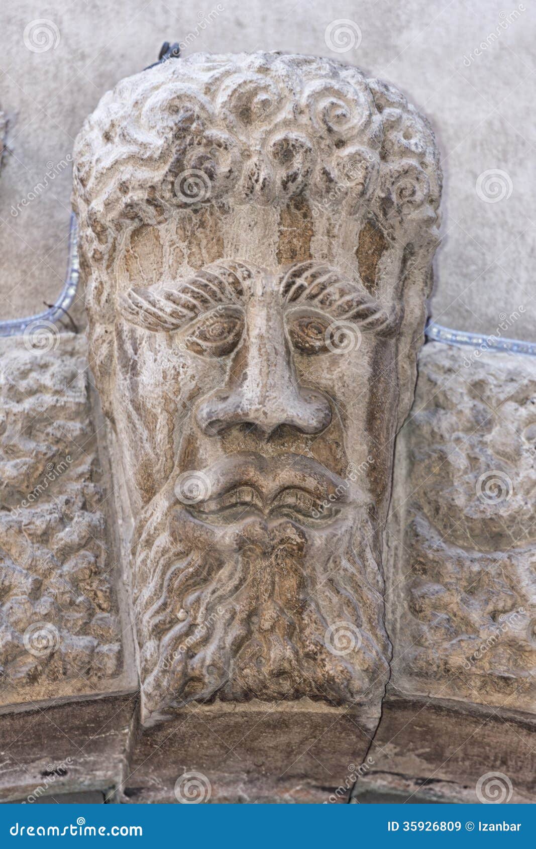 Medieval Bas Relief Head Statue Stock Image - Image of medieval, city ...