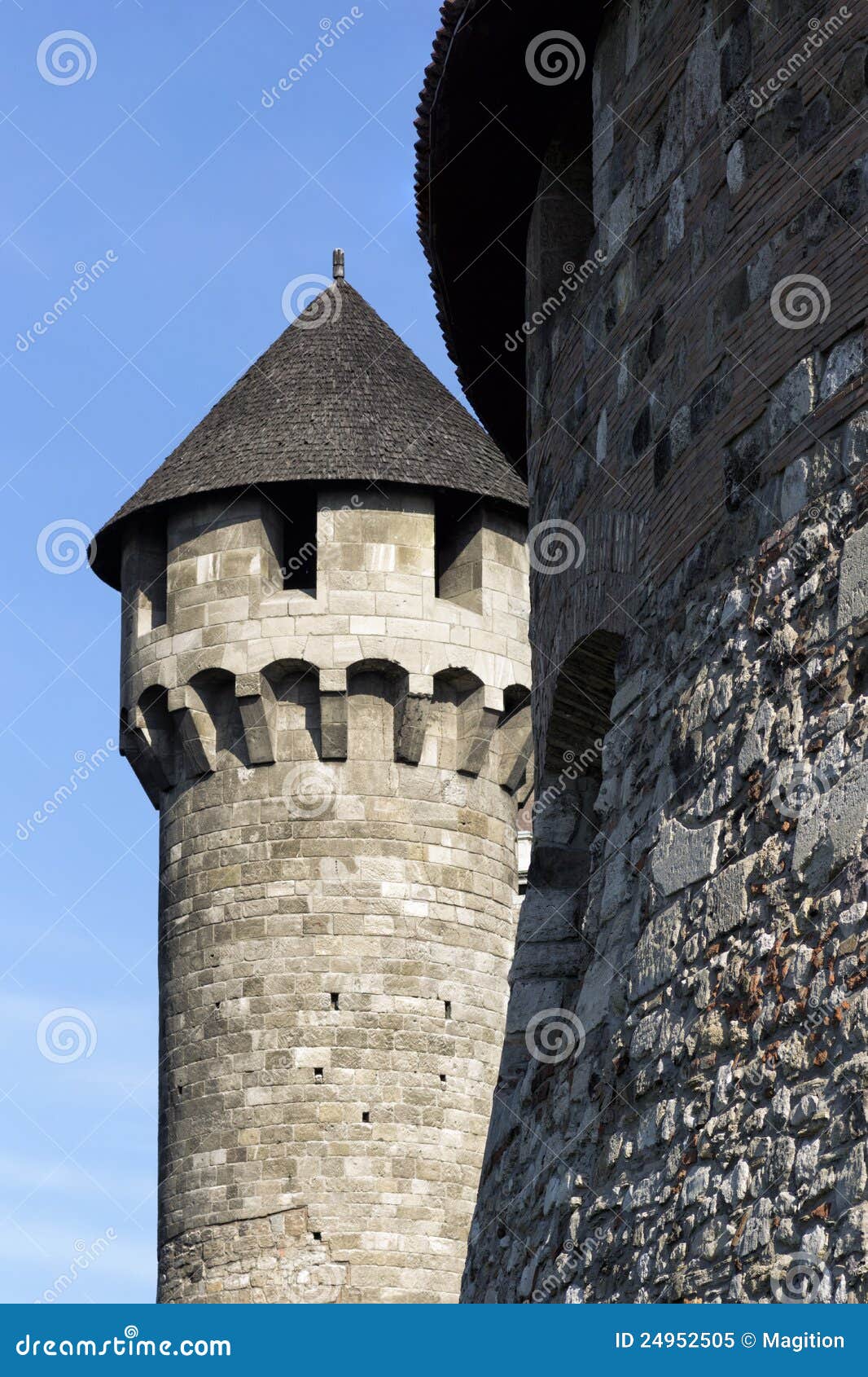 Medieval Bastion in Royal Palace Stock Image - Image of medieval ...