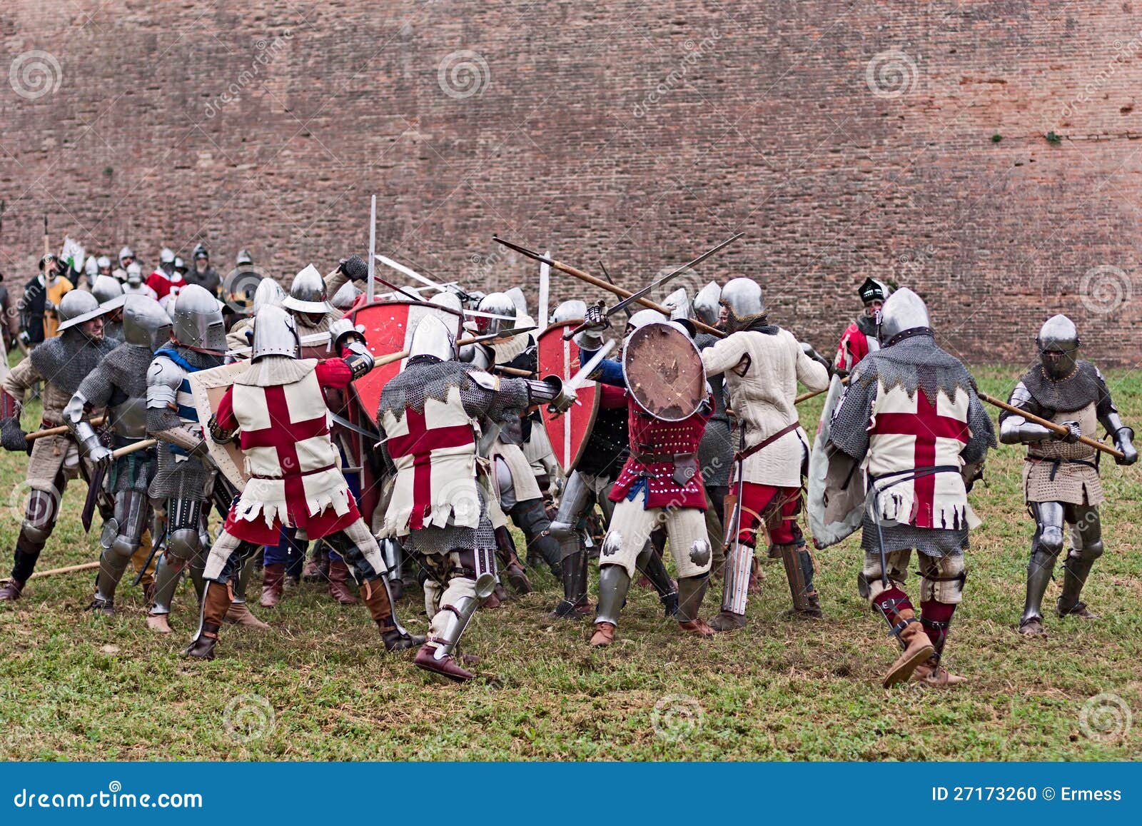 Medieval battle editorial image. Image of medieval, power - 27173260