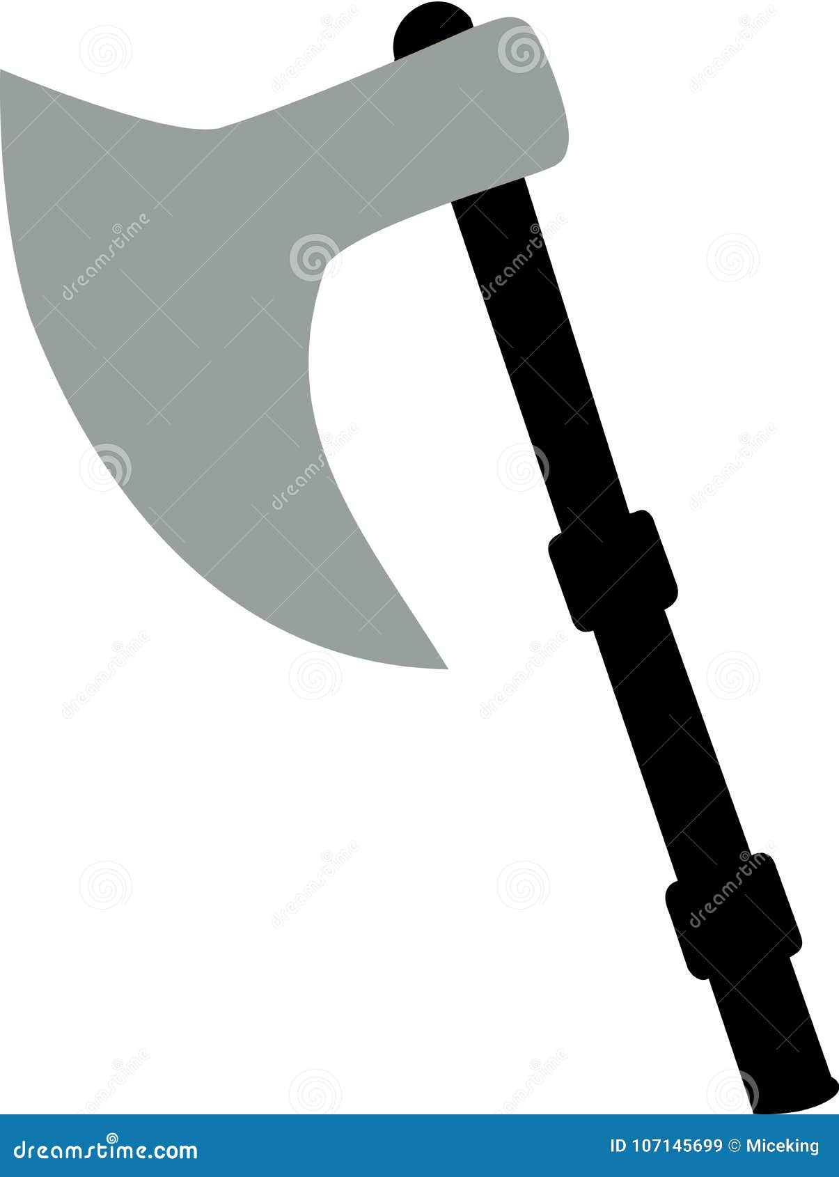 Medieval battle axe stock vector. Illustration of logo - 107145699