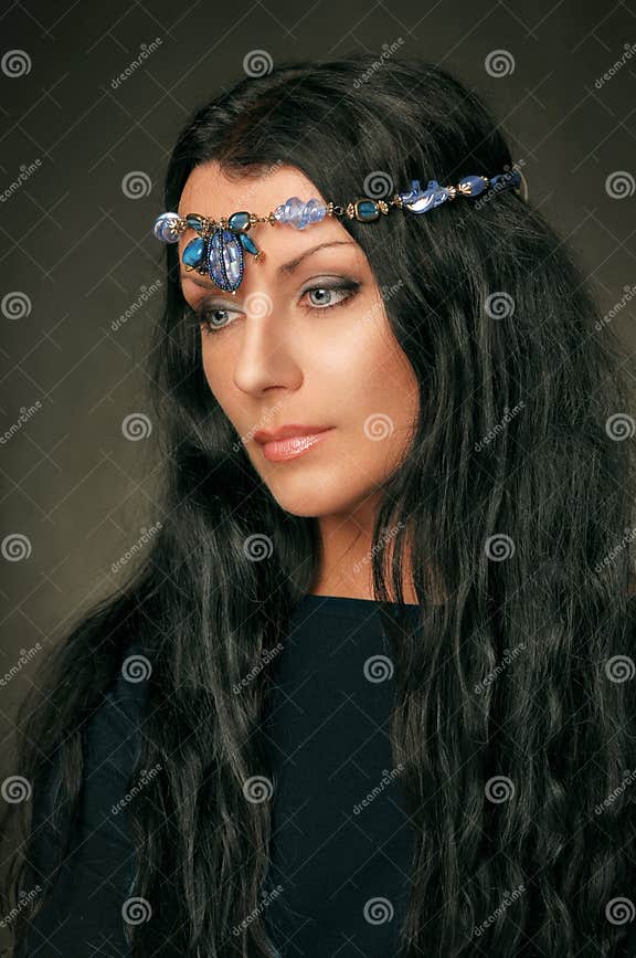 Medieval beauty stock photo. Image of adult, female, eyes - 20436000