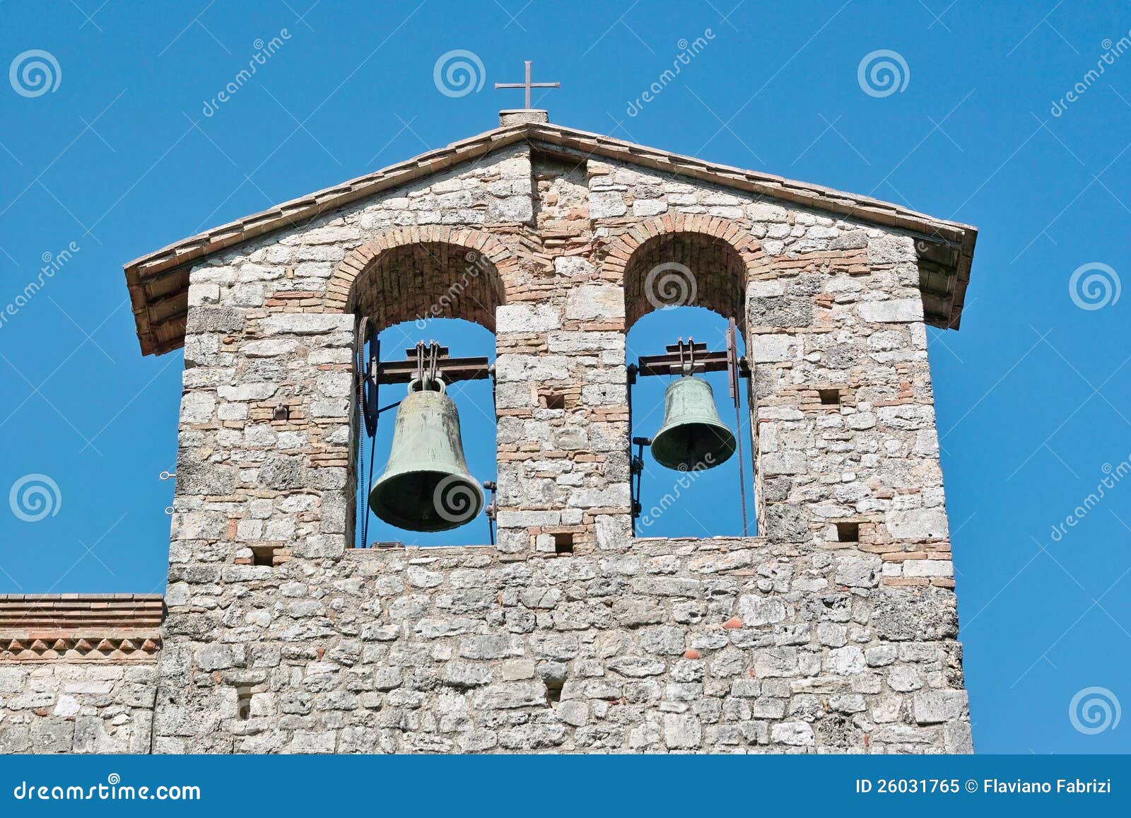 Medieval bell tower stock image. Image of bell, christianity - 26031765