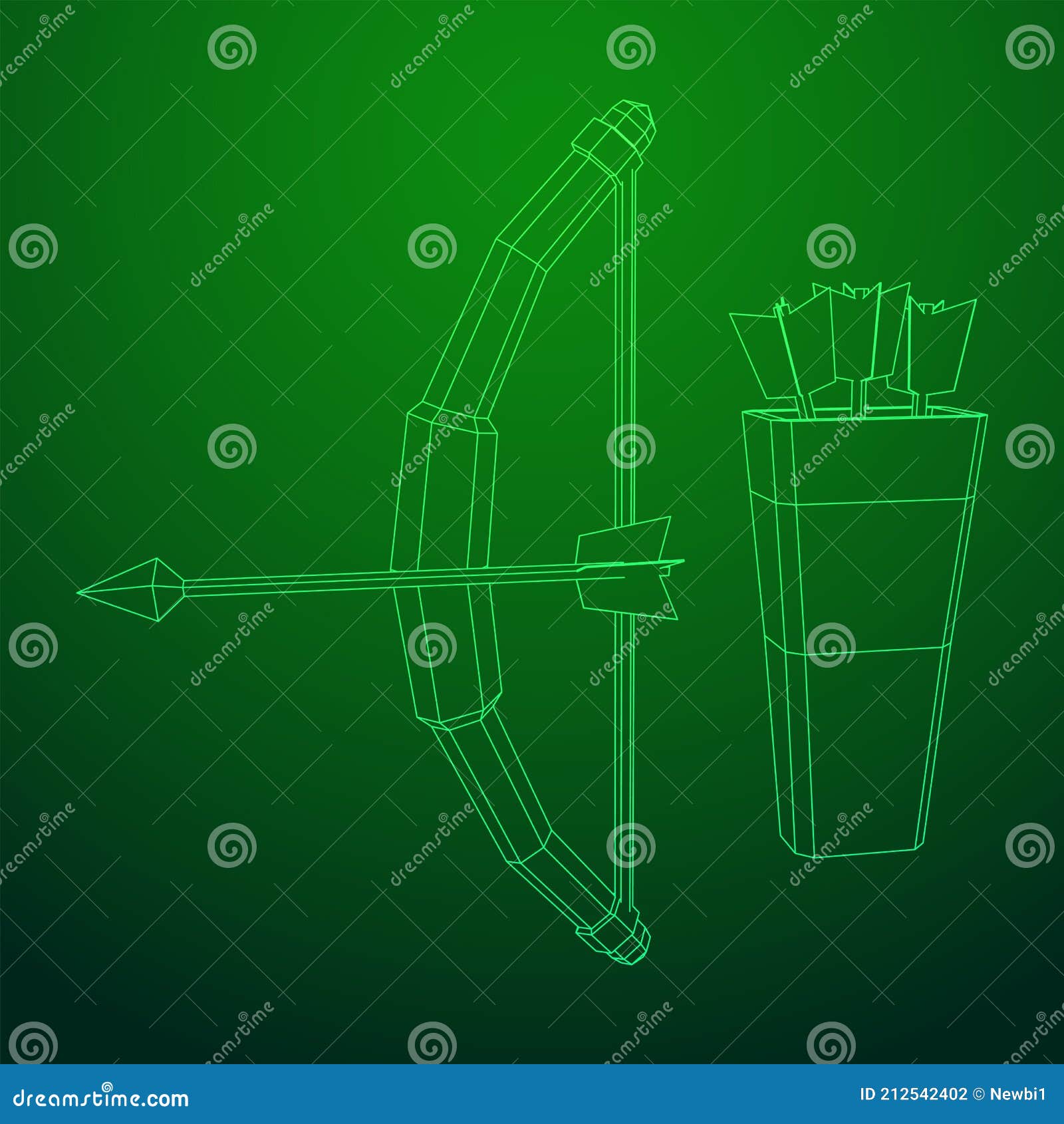 Medieval Bow And Arrow Diagram