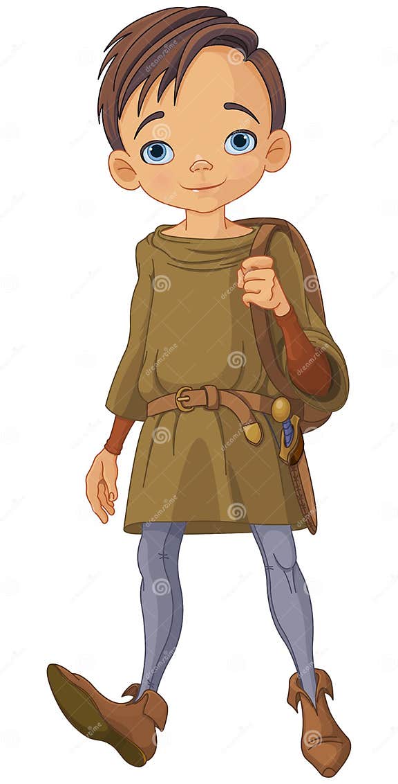Medieval Boy stock vector. Illustration of child, legend - 91362473