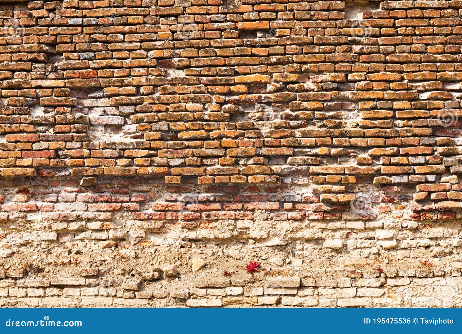Medieval Brick Wall Texture Stock Photo - Image of brick, grunge: 195475536