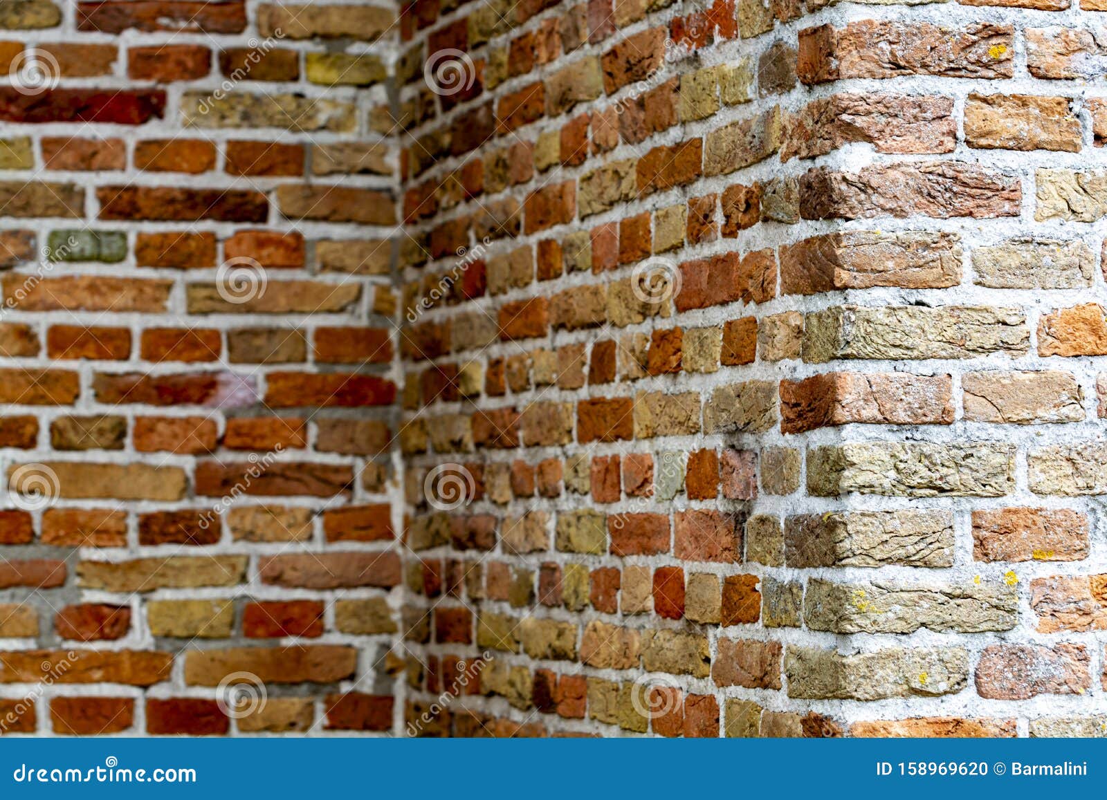 Medieval Bricks Wall, Brick Structure Background or Wallpaper Stock ...