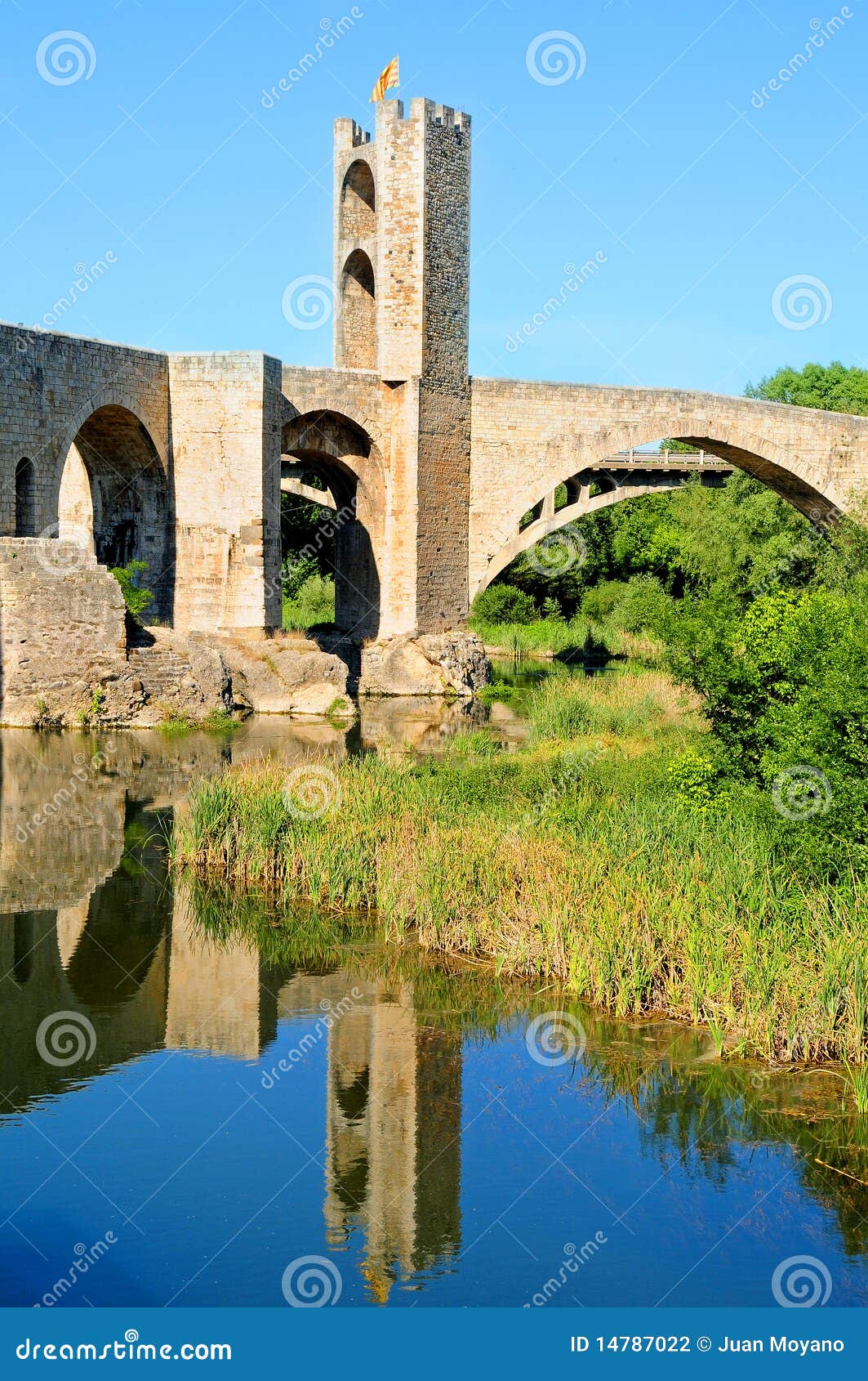 Medieval Bridge And Castle Stock Photography | CartoonDealer.com #32327498
