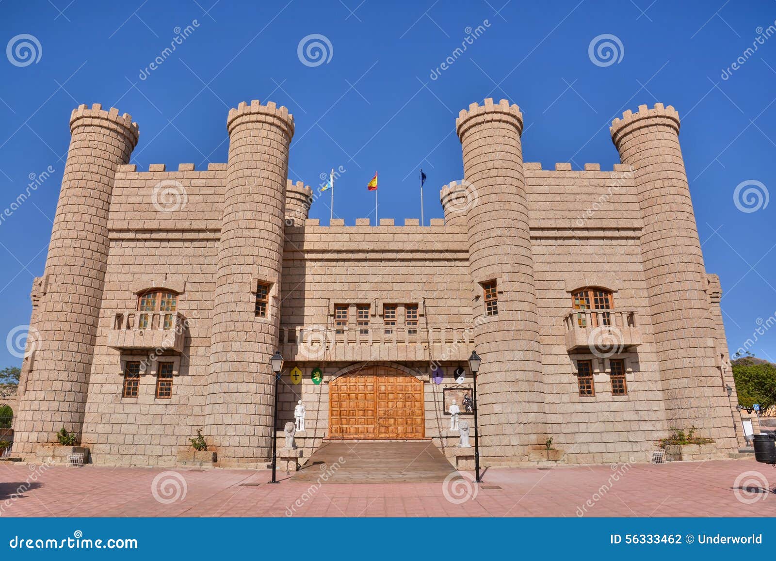 Medieval Brown Castle stock photo. Image of palace, historic - 56333462