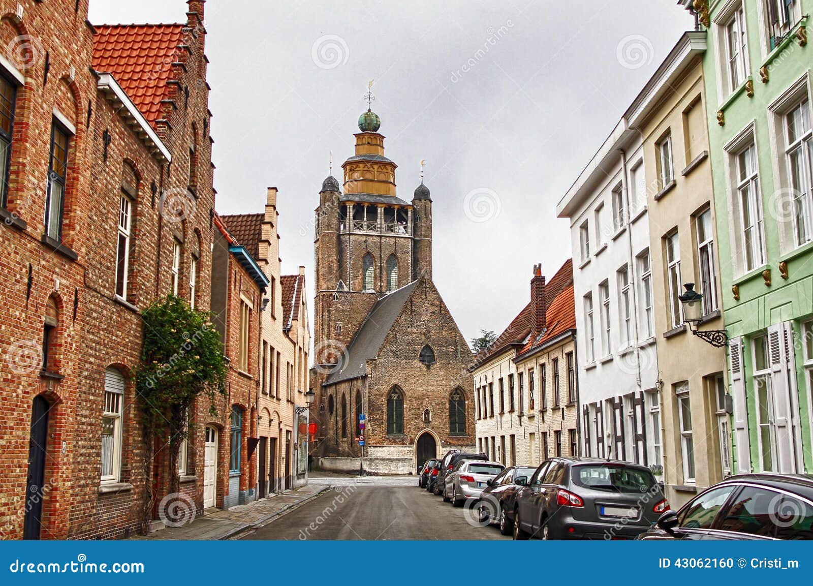 Medieval Bruges stock photo. Image of belgium, blue, flanders - 43062160