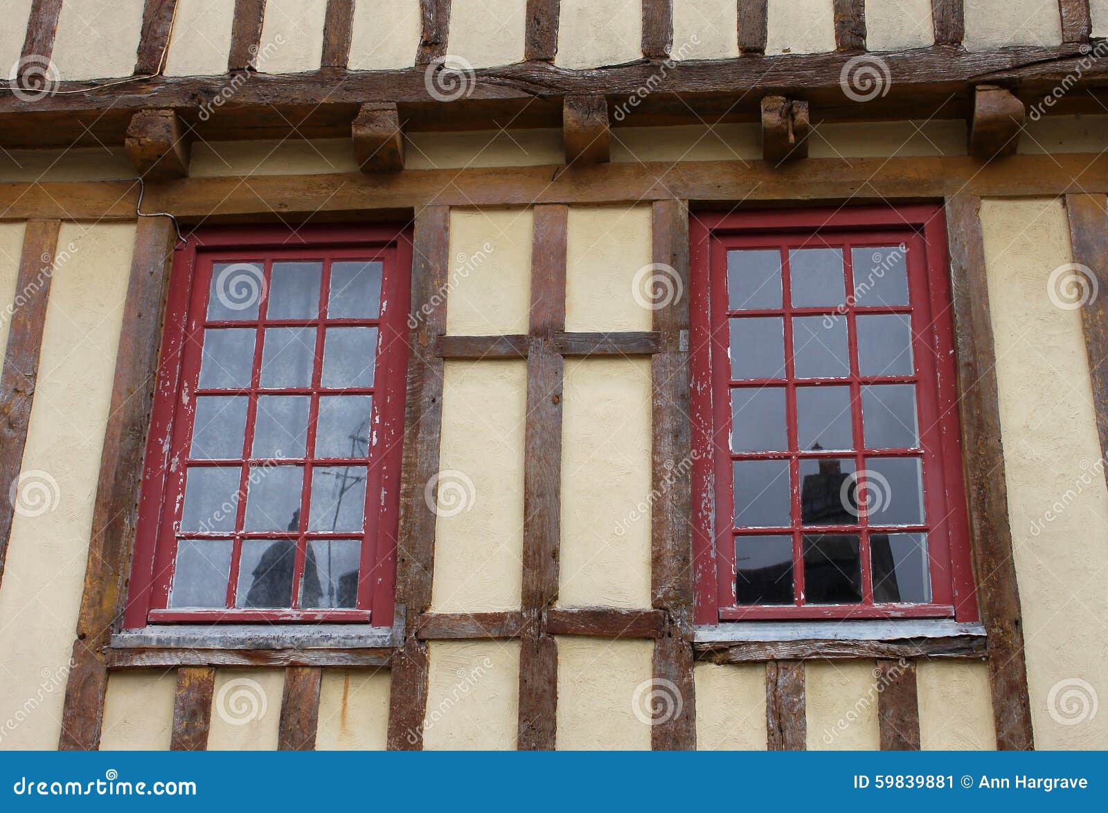 Medieval building facade stock image. Image of detail - 59839881
