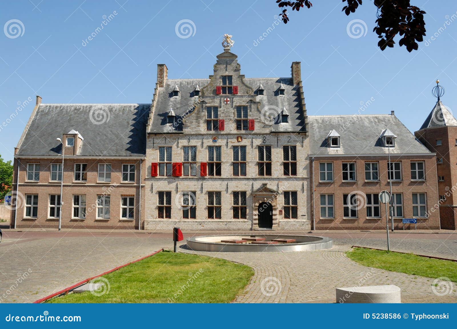 Medieval Building in the Netherlands Stock Photo - Image of ancient ...