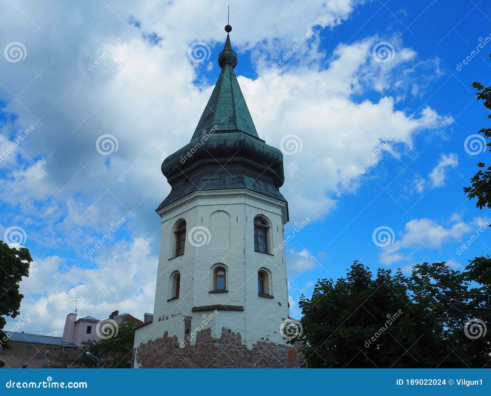 Medieval Buildings and Castles. Russian City Stock Photo - Image of ...