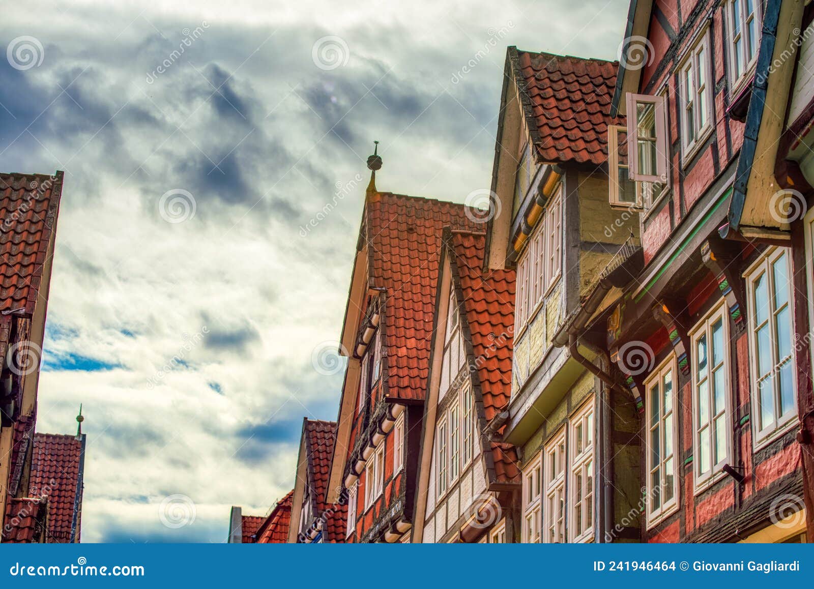 Medieval Buildings of Celle Germany Stock Photo - Image of historic ...