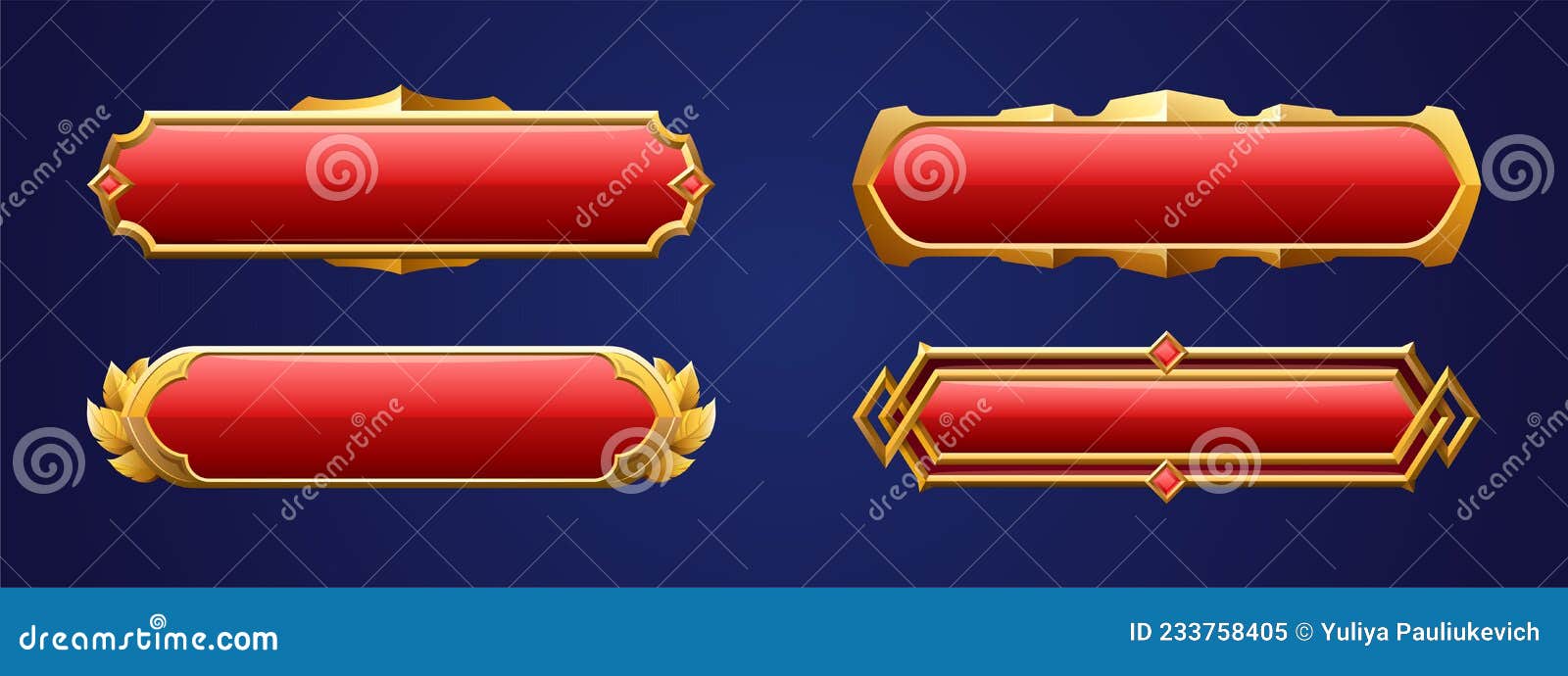 Medieval Buttons, Ui Game Menu Isolated Elements Stock Vector ... Medieval Buttons, Ui Game Menu Isolated Elements Stock Vector ...