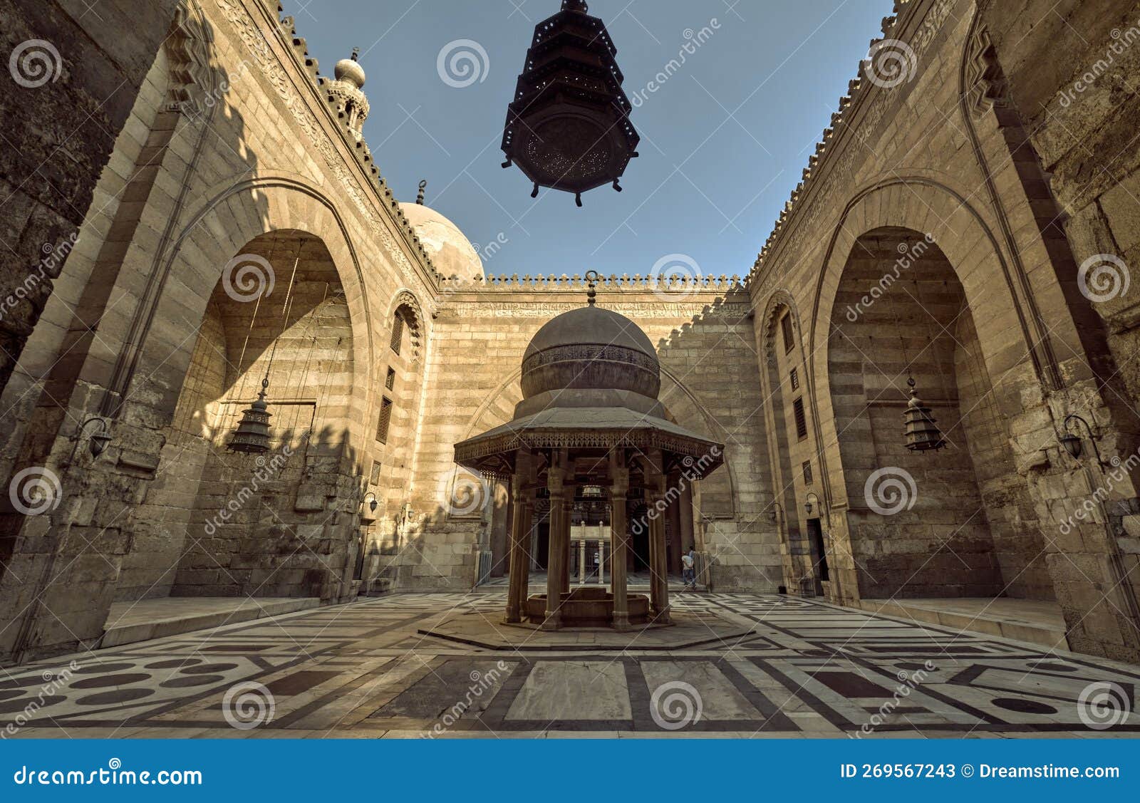 Medieval Cairo S Mosque-madrasa with Intricate Decorations and ...