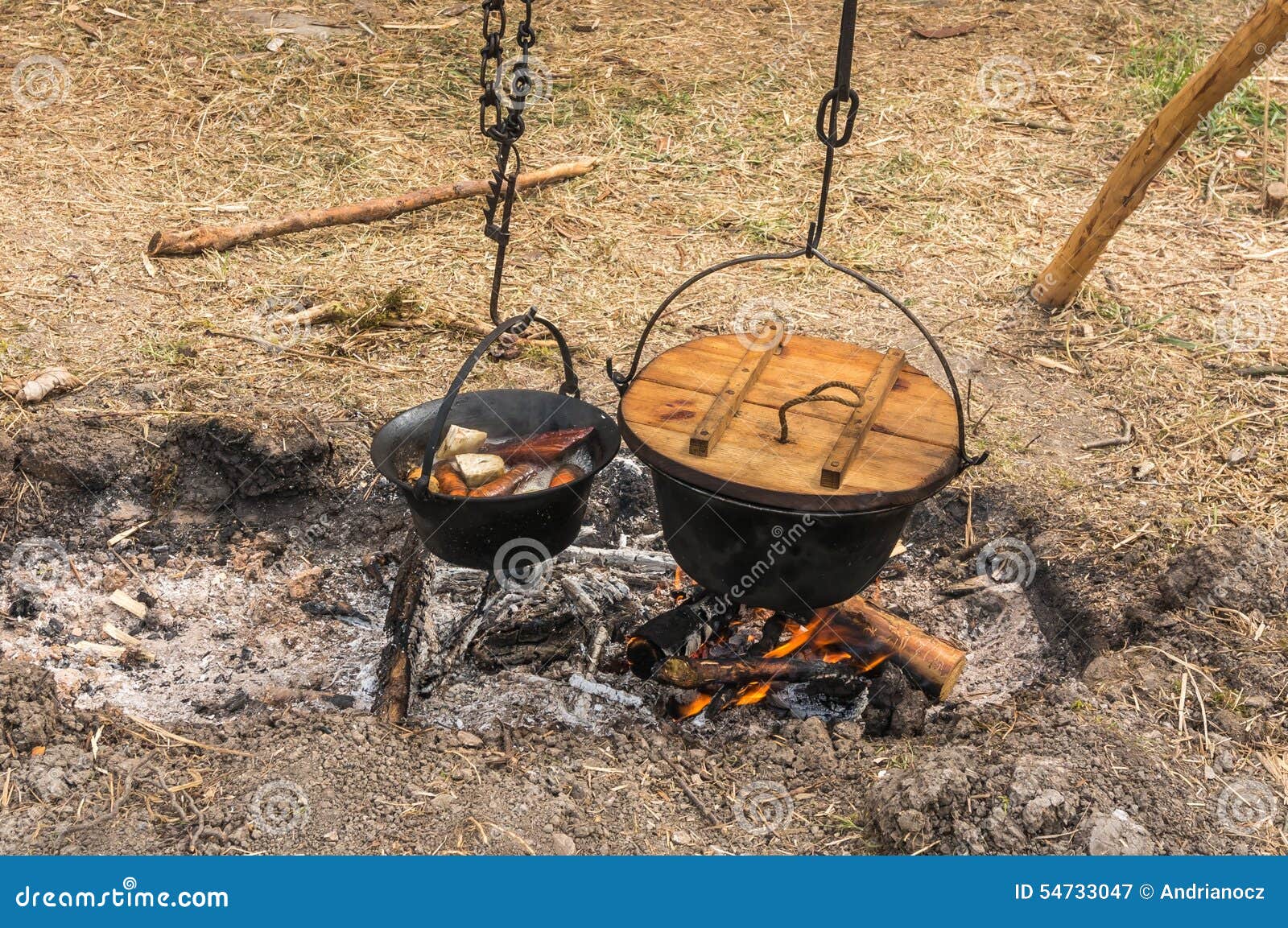 Medieval Campfire Stock Photos - Royalty Free Stock Images