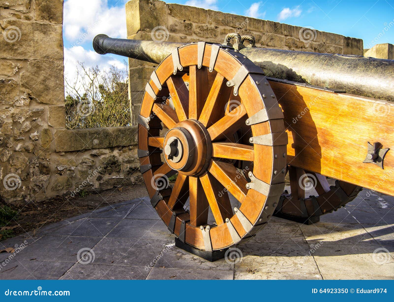 Medieval cannon stock photo. Image of castle, travel - 64923350