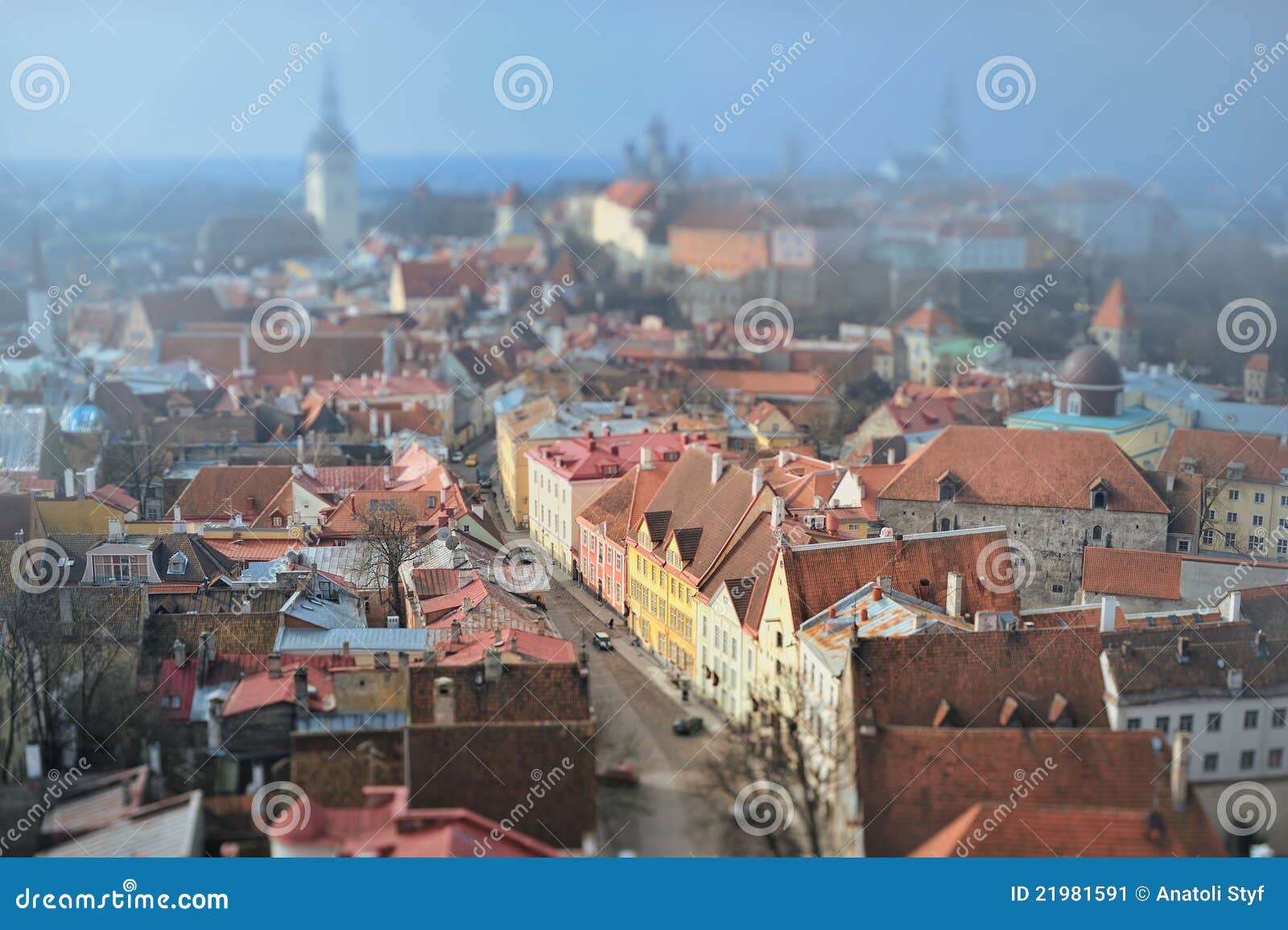 Medieval Capital stock image. Image of panorama, downtown - 21981591