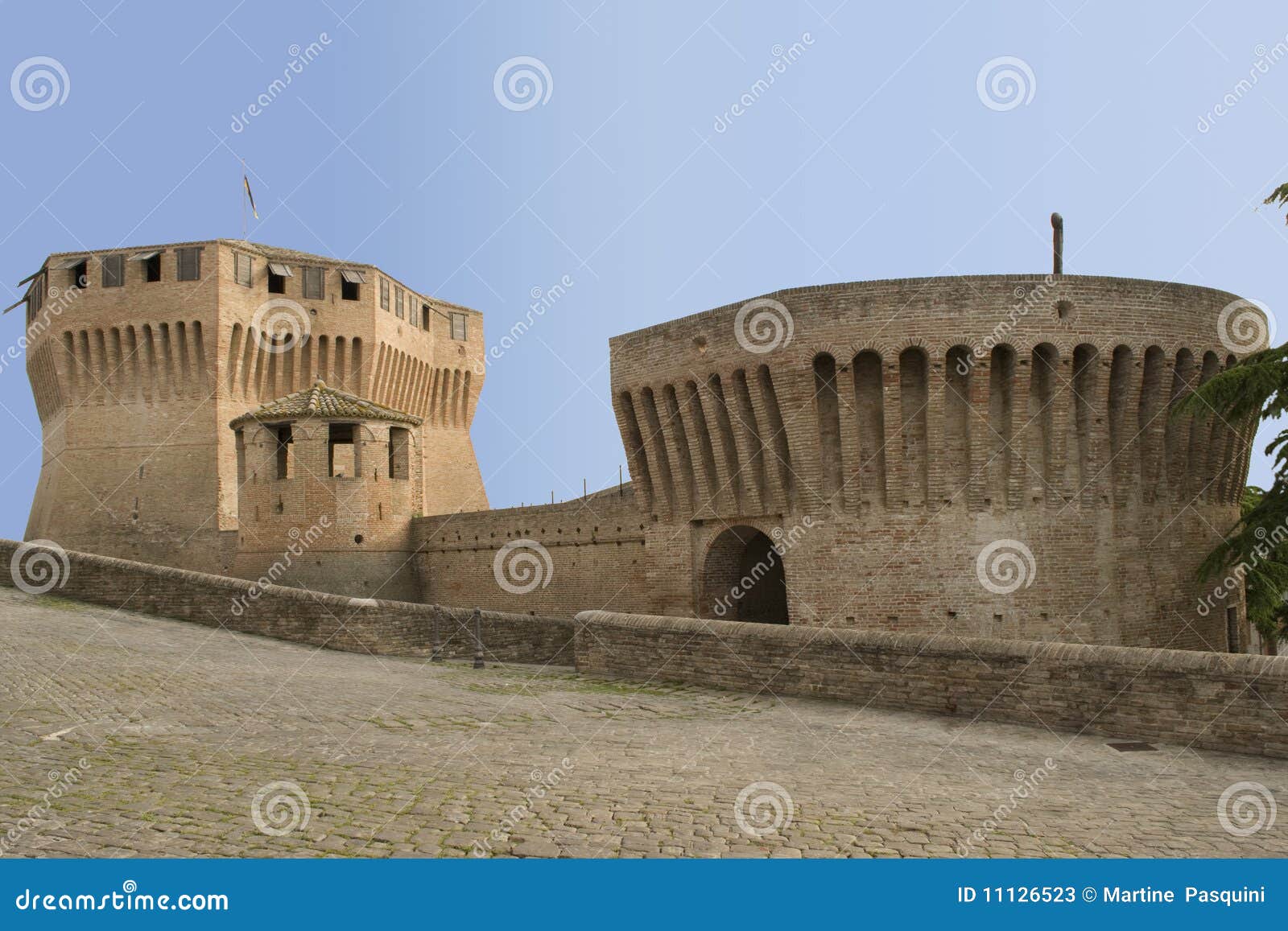 Medieval Castle stock image. Image of walls, towers, bastia - 11126523