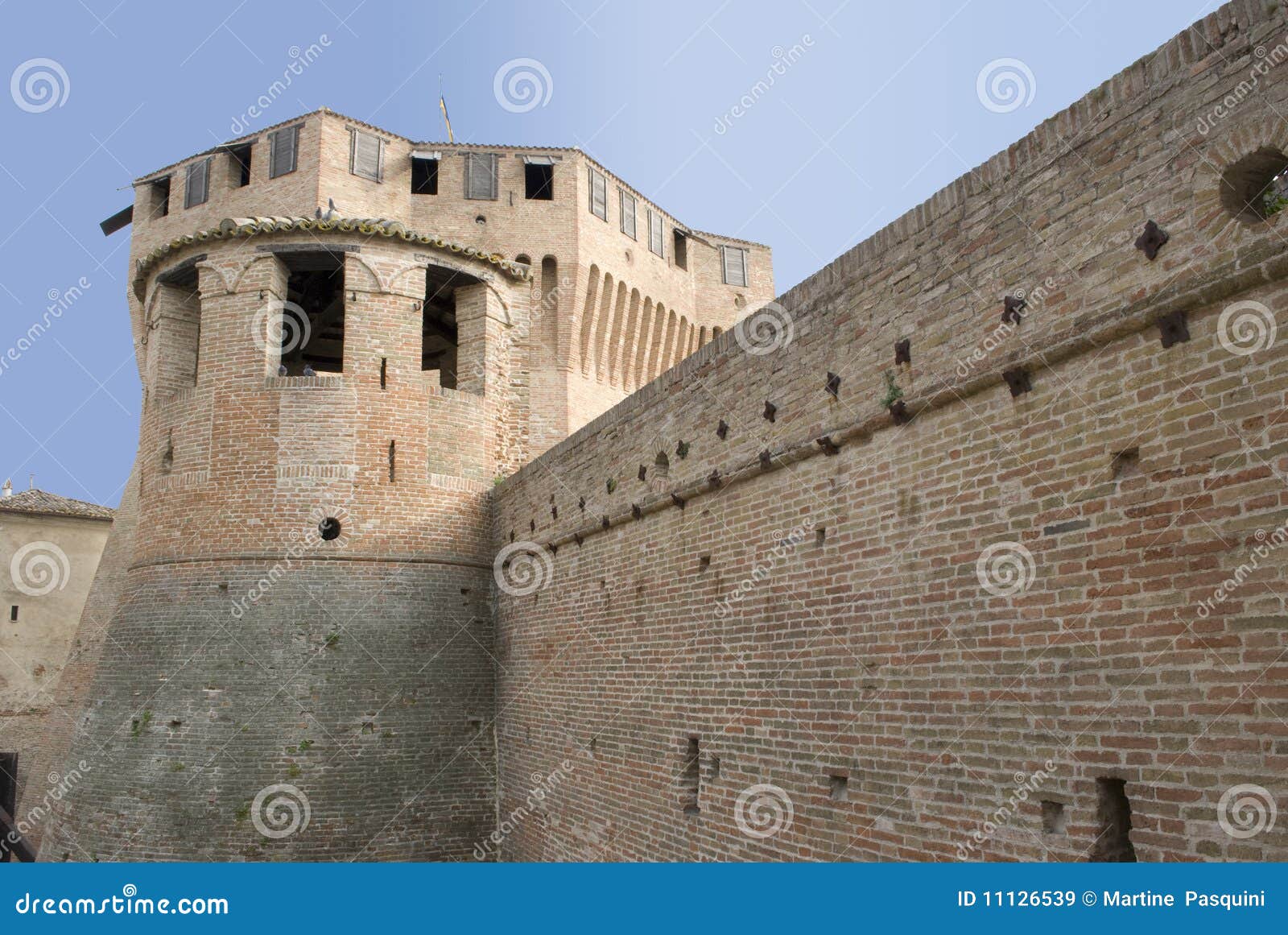 Medieval Castle stock image. Image of vacation, pesaro - 11126539