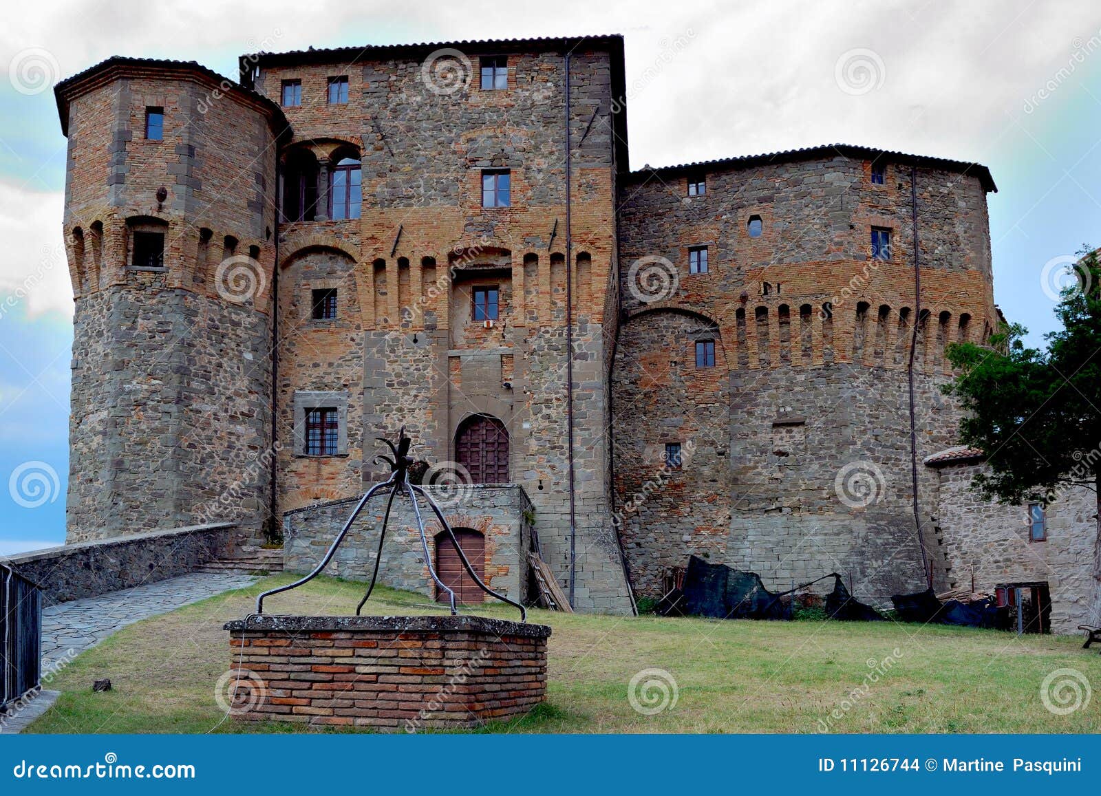Medieval Castle stock photo. Image of italy, marche, ages - 11126744