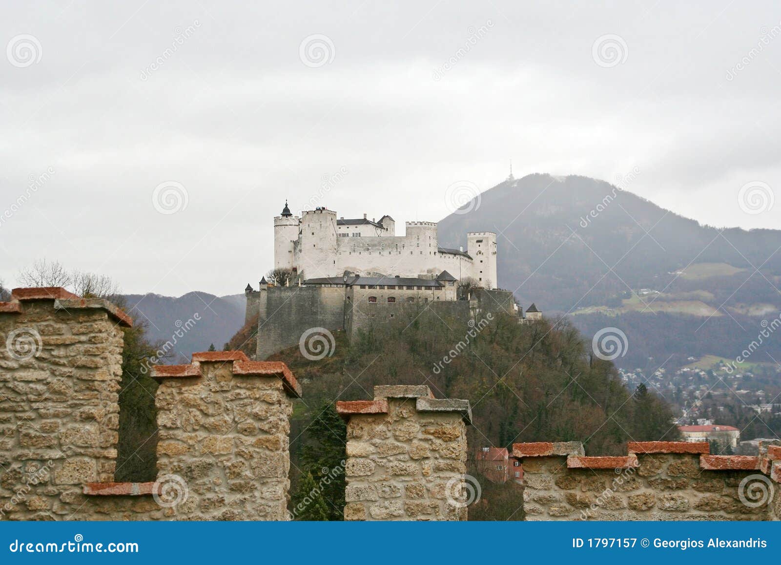 Medieval Castle stock image. Image of wall, rampart, touristic - 1797157