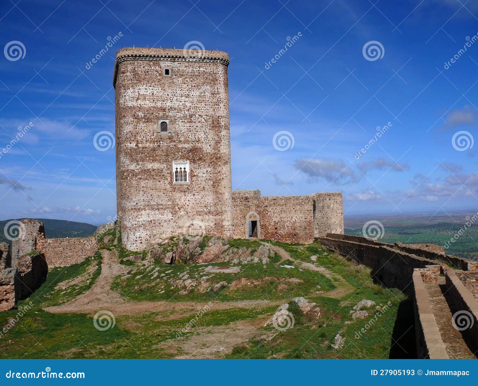 Medieval castle stock image. Image of turret, architecture - 27905193