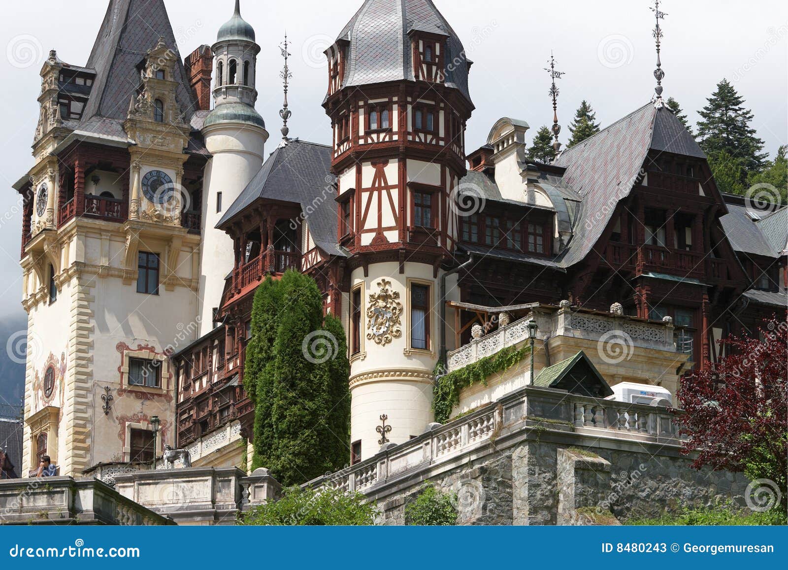 Medieval Castle stock image. Image of palace, famous, beauty - 8480243