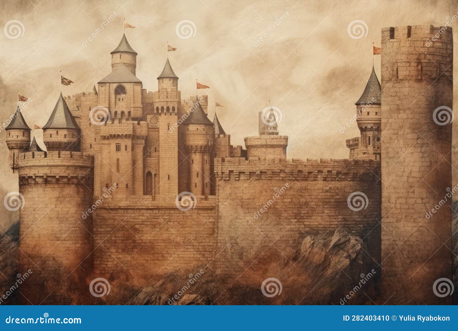 Medieval Castle Background